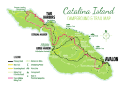 Catalina Island Trail Map - Flying High On Points