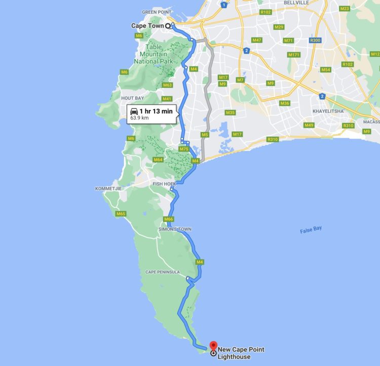 Hiking The Lighthouse Keeper's Trail At Cape Point (Cape Town, South ...
