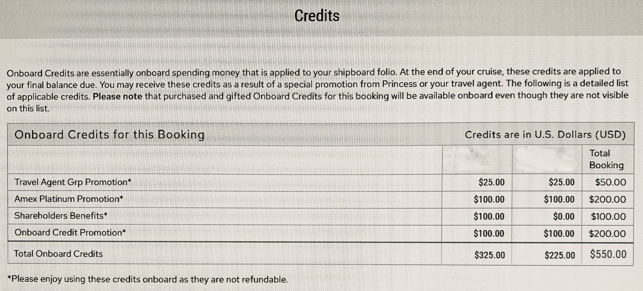 Review: American Express Platinum Cruise Privileges Program (CPP) On An ...